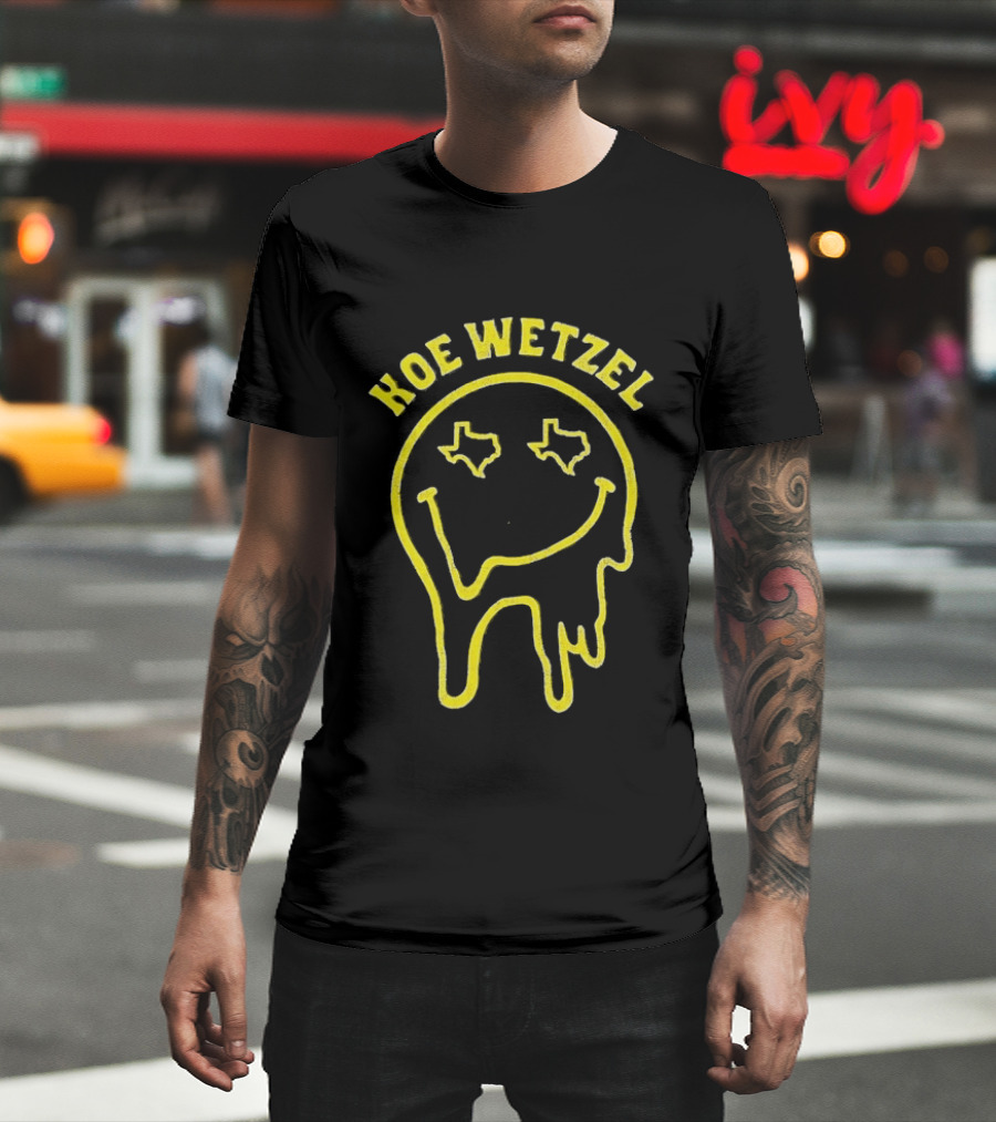 Koe Wetzel Drippy Smiley Star Eyes T-Shirt
