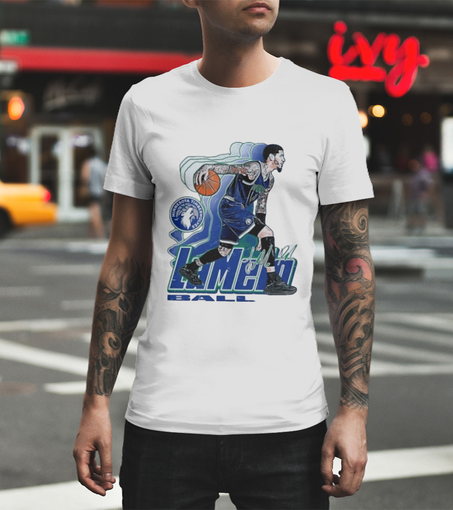 Minnesota Timberwolves LaMelo Ball 2026 Basketball T-Shirt