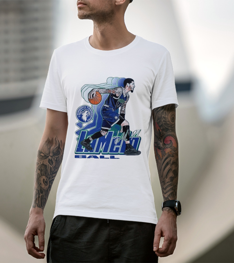 Minnesota Timberwolves LaMelo Ball 2026 Basketball T-Shirt