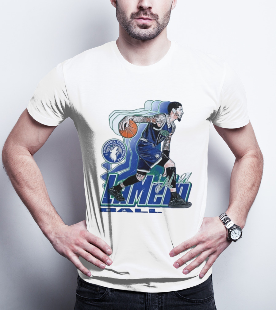 Minnesota Timberwolves LaMelo Ball 2026 Basketball T-Shirt