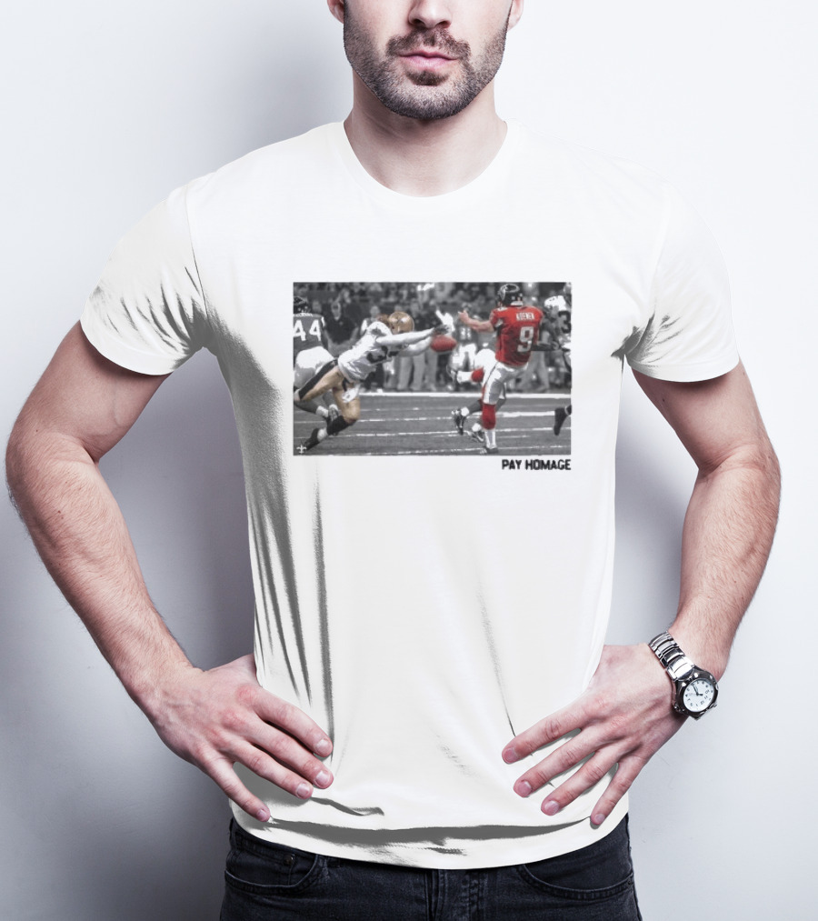 New Orleans Saints Steve Gleason Blocked Punt Pay Homage T-Shirt