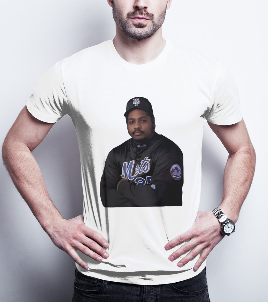 New York Mets Baseball Player 25 MLB Jersey Black T-Shirt