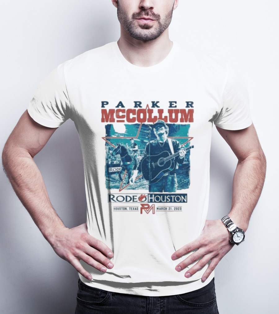 Parker McCollum Live At Rodeo Houston Texas March 21 2025 T-Shirt
