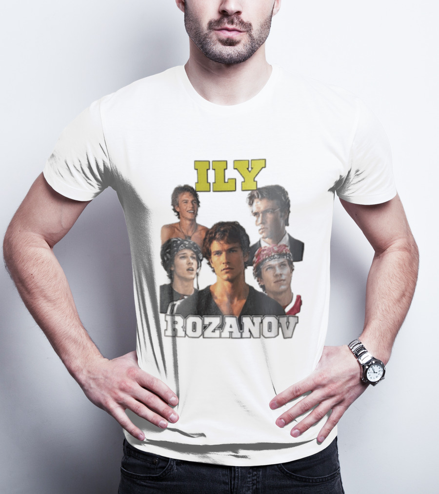ILY Rozanov Five Portraits Young Man Collage T-Shirt