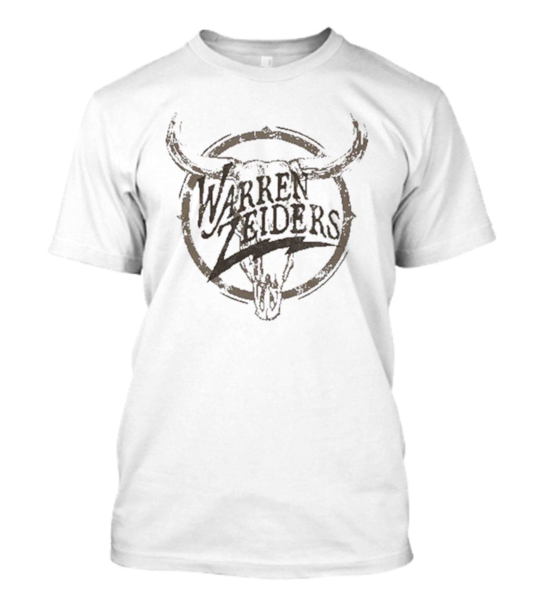 Warren Zeiders Desert Bullhead Logo Circle Antlers T-Shirt