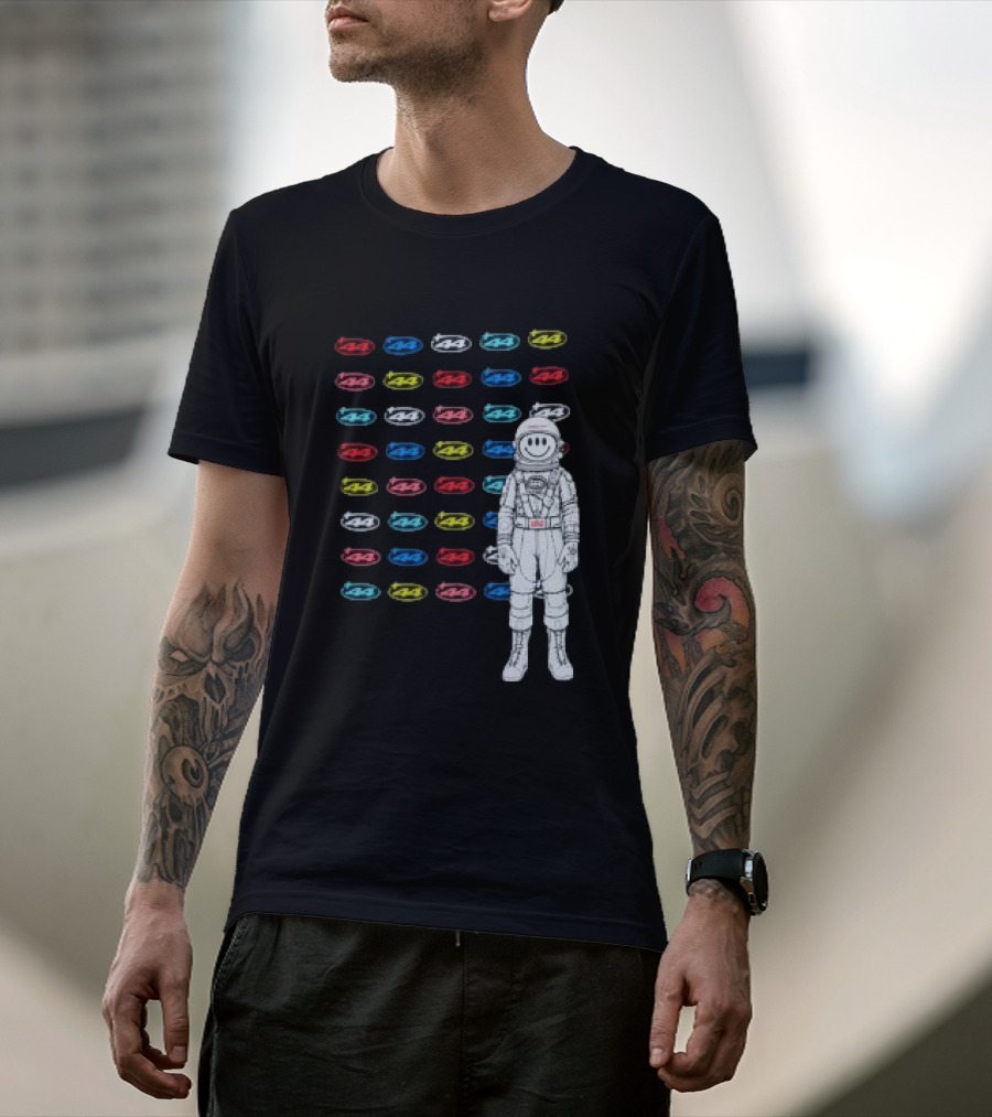 Plus44 Spaceman Heavyweight Astronaut Smile T-Shirt