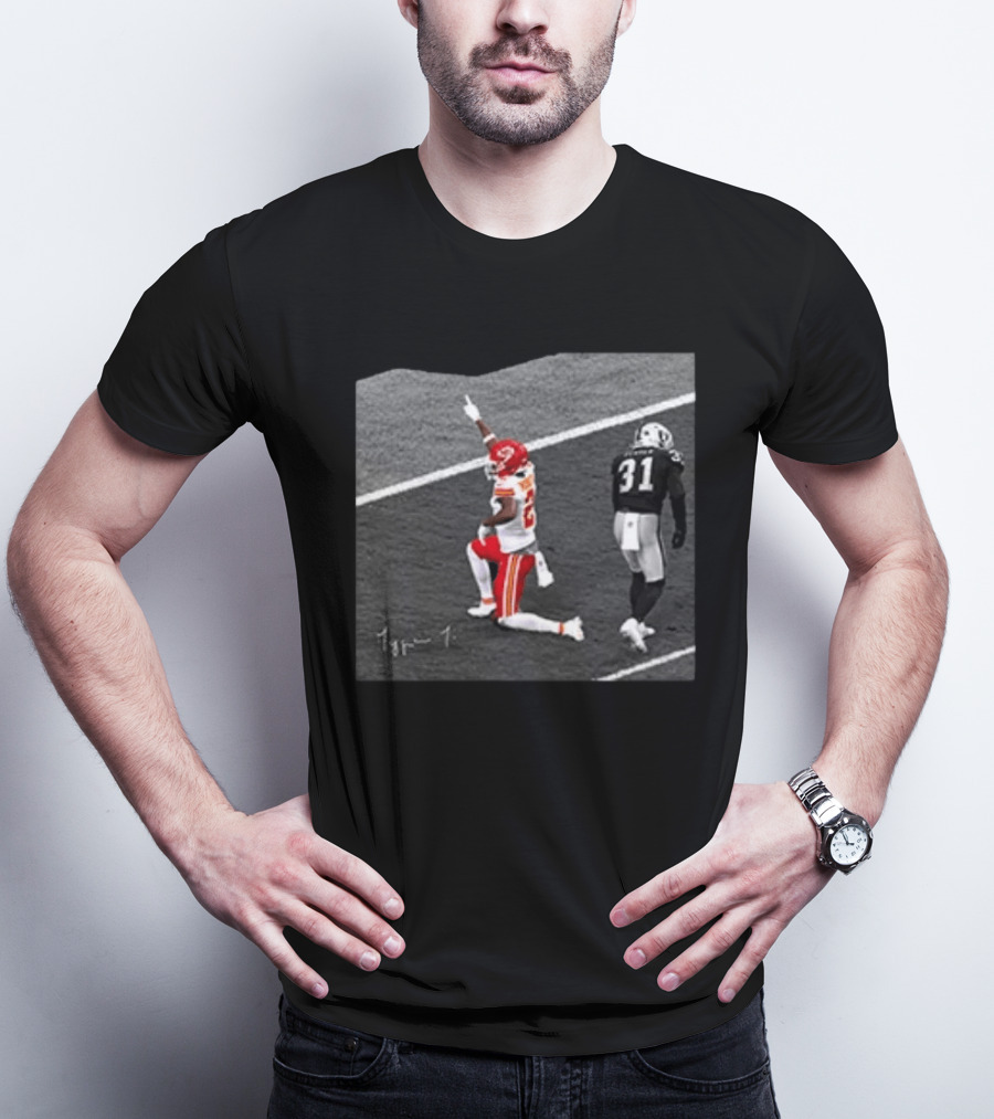 Tyquan Thornton Kansas City Chiefs On Field Celebration 2026 T-Shirt