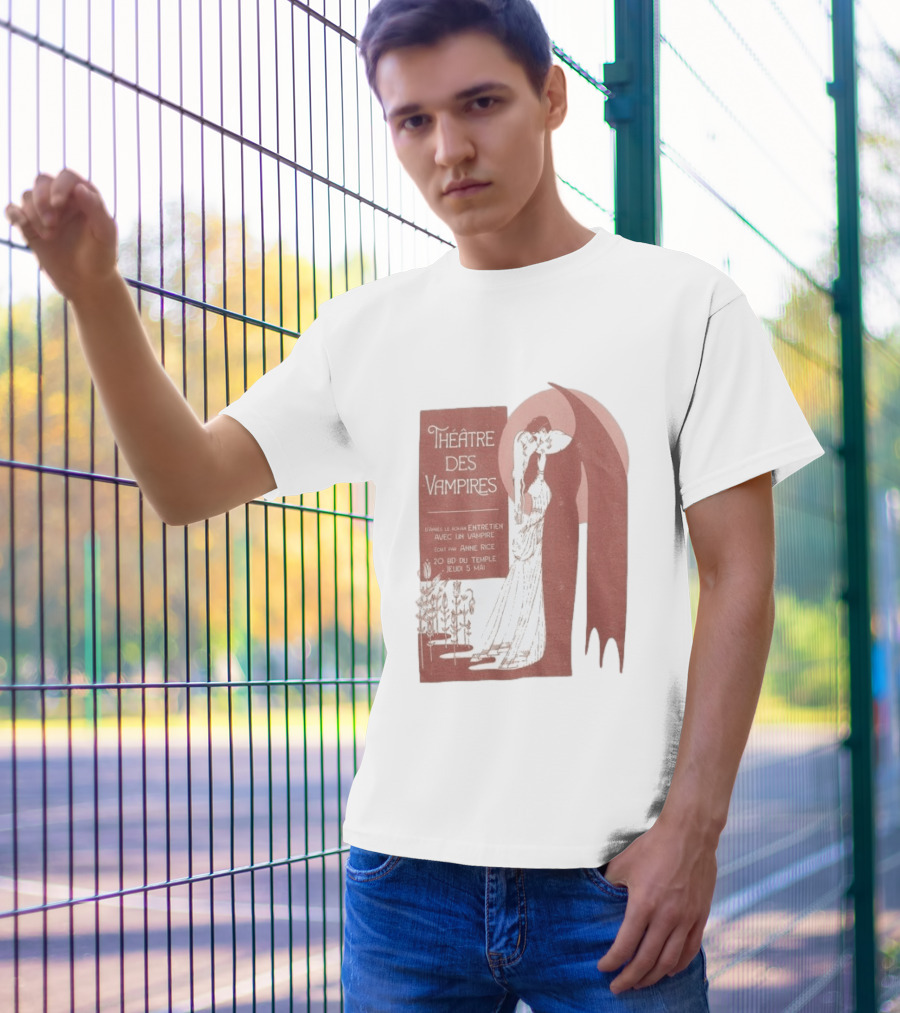 Théâtre Des Vampires Entretien Avec Un Vampire Anne Rice 20 BD Du Temple Jeudi 5 Mai T-Shirt