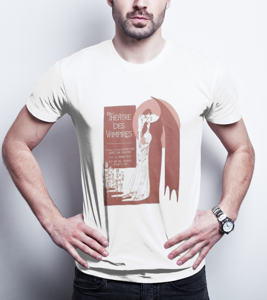 Théâtre Des Vampires Entretien Avec Un Vampire Anne Rice 20 BD Du Temple Jeudi 5 Mai T-Shirt