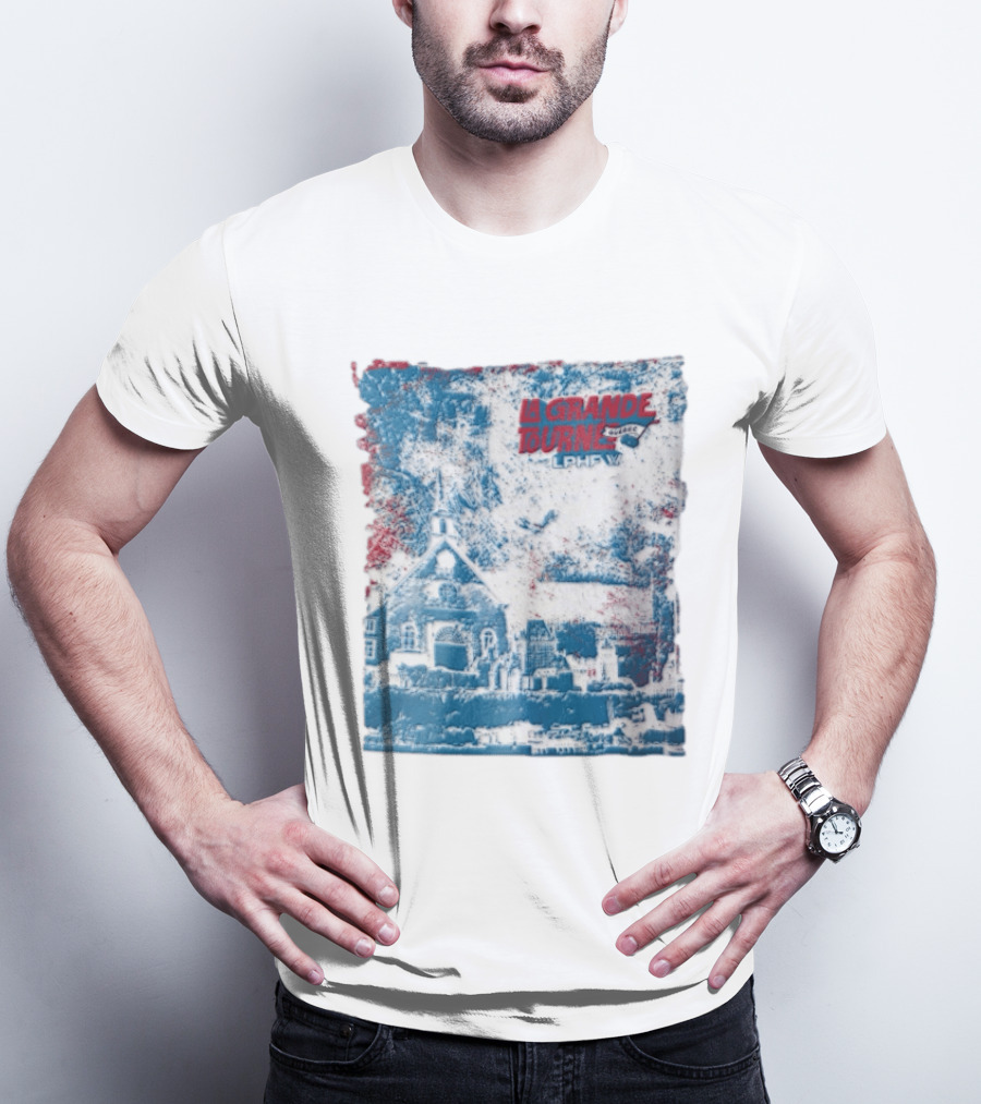 Lphf La Grande Tournee Quebec City Skyline Church Buildings T-Shirt