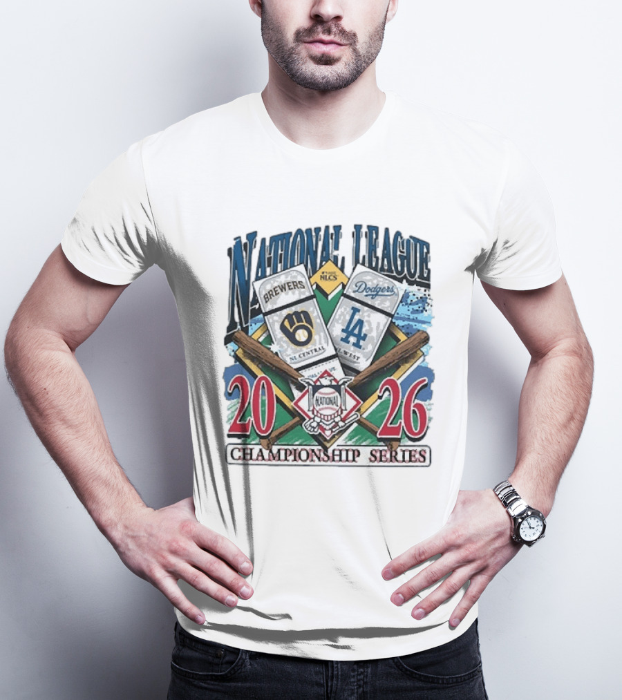 Milwaukee Brewers Los Angeles Dodgers 2026 National League Championship Series Matchup T-Shirt