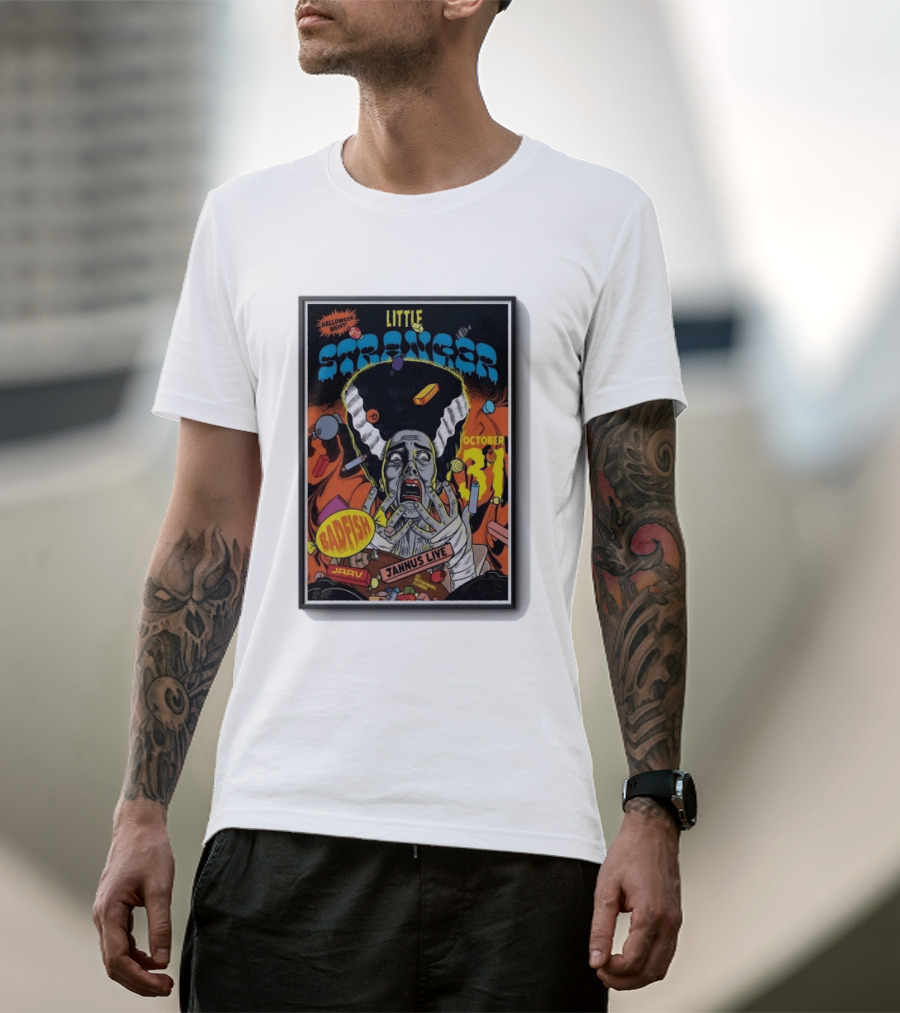 Little Stranger Halloween Night Badfish Jarv Jannus Live October 31 St. Petersburg FL 2026 T-Shirt
