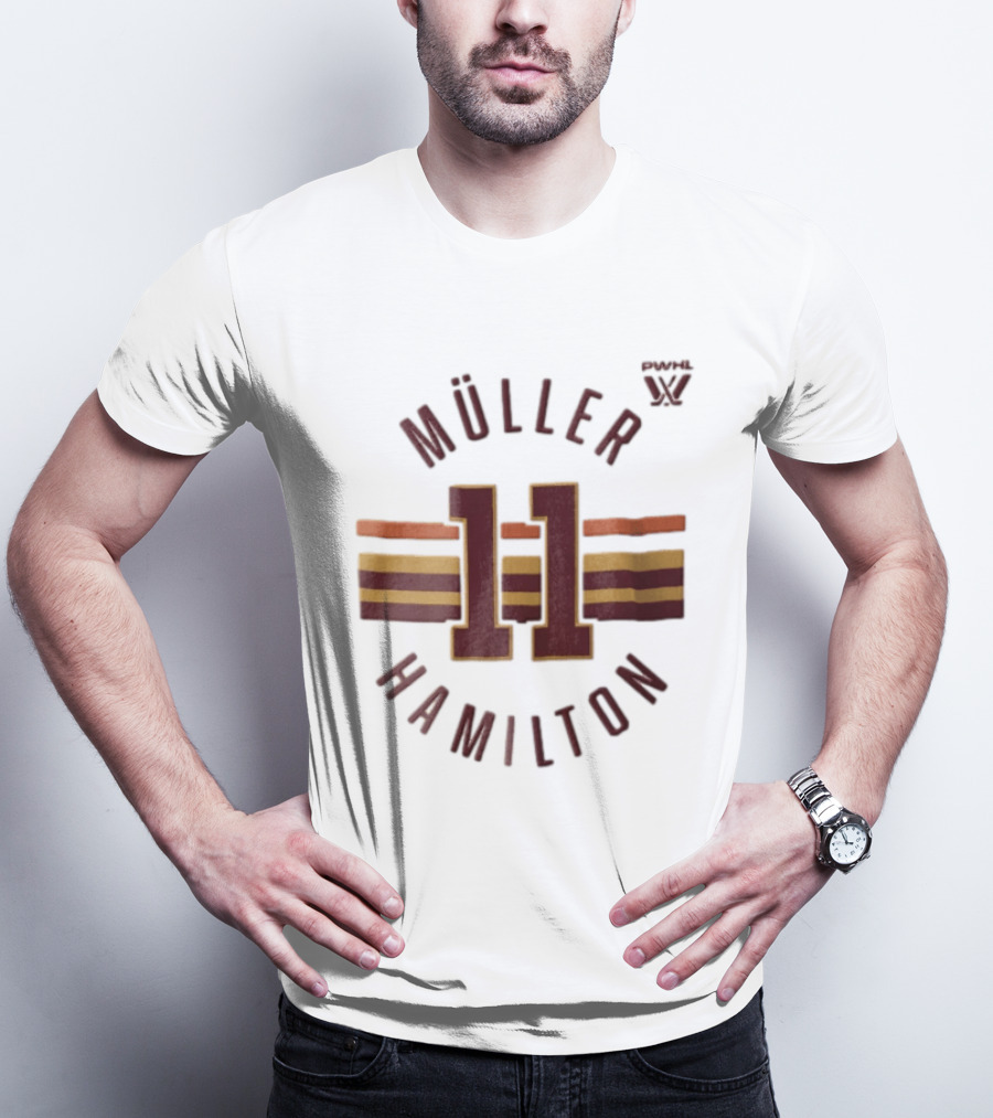Müller Hamilton 11 Stripes PWHL T-Shirt