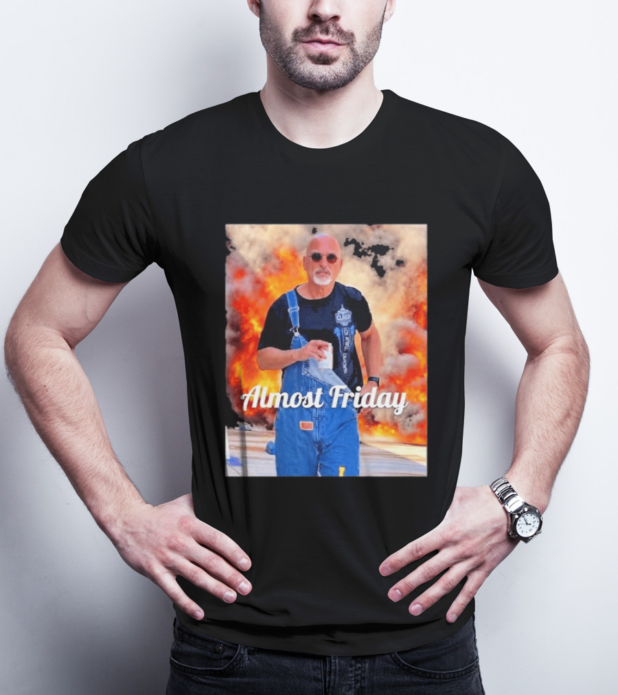 Almost Friday Howie Mandel Clash Explosion Scene T-Shirt