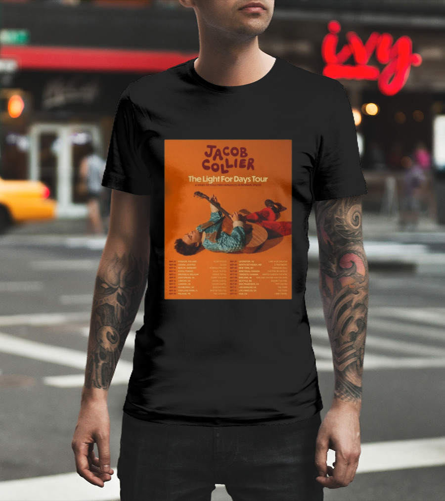 Jacob Collier The Light For Days Tour 2026 A Series Of Solo Performances In Intimate Spaces T-Shirt