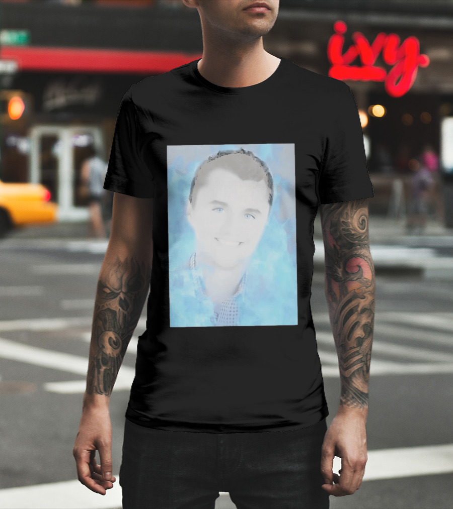 Charlie Kirk Turning Point USA Conservative Blue Aura T-Shirt
