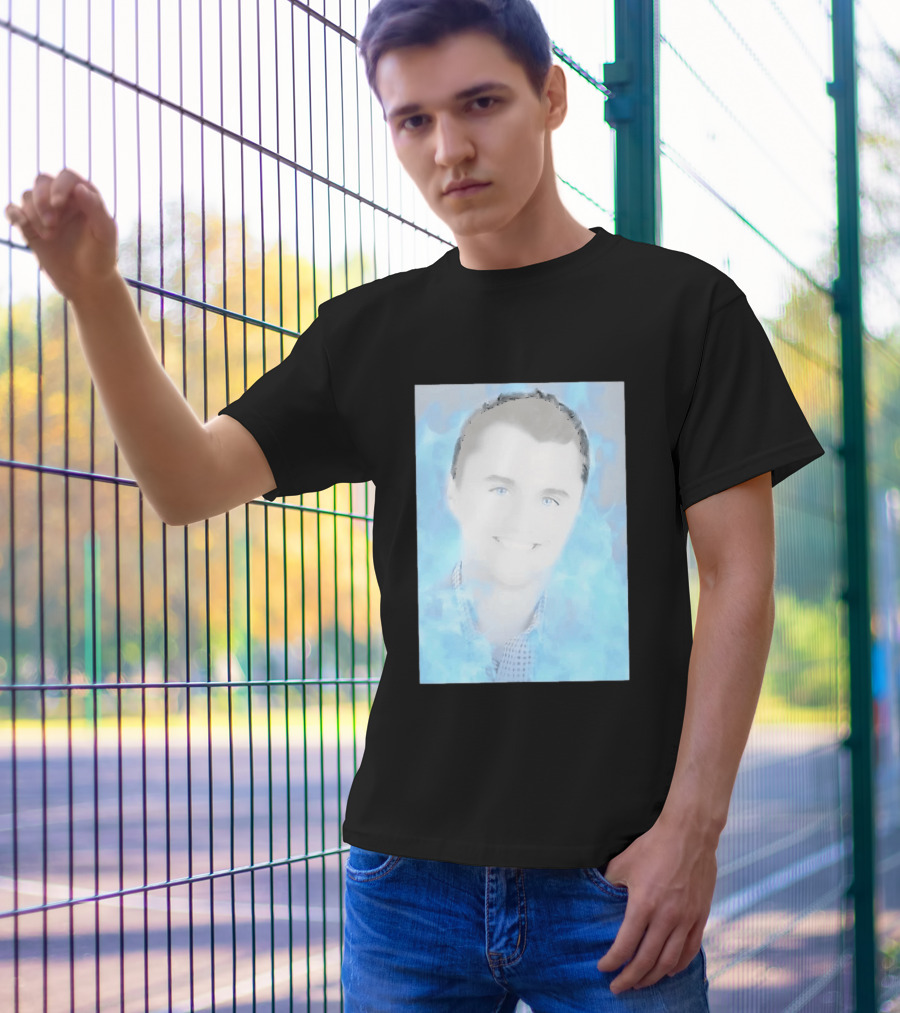 Charlie Kirk Turning Point USA Conservative Blue Aura T-Shirt