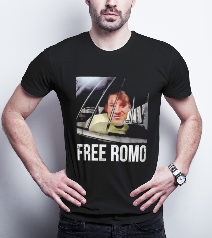 FREE ROMO Football Quarterback Prison Bars T-Shirt