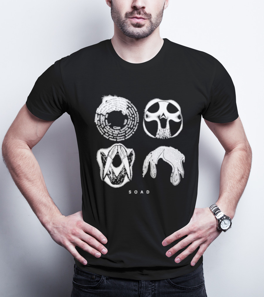 System Of A Down SOAD All For One Skulls T-Shirt