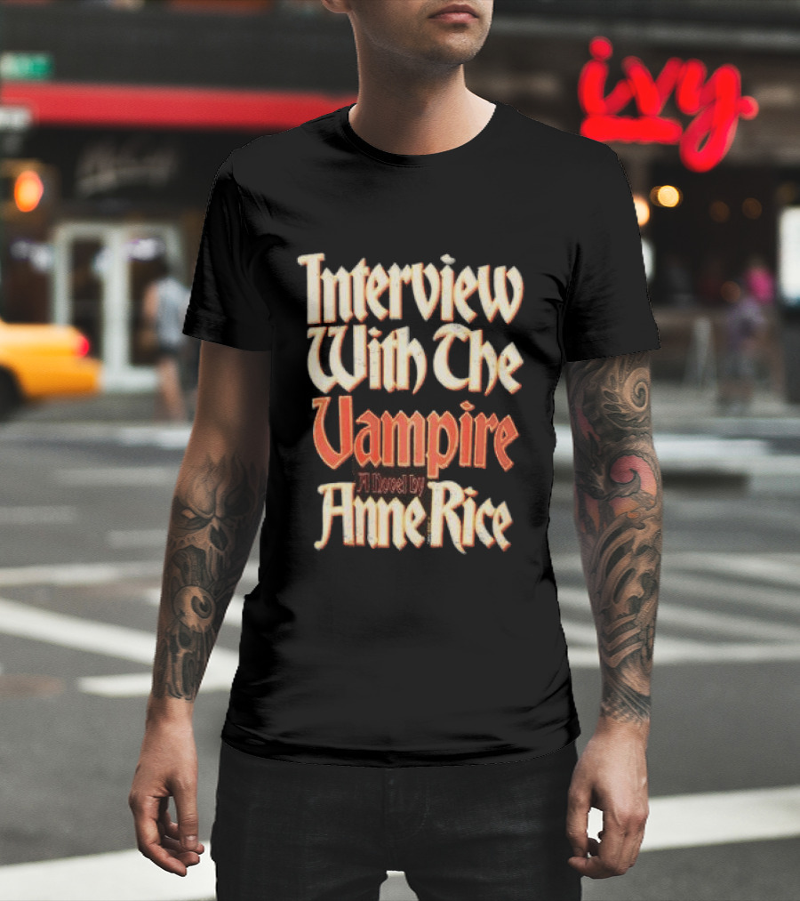 Interview With The Vampire Novel Anne Rice First Edition T-Shirt