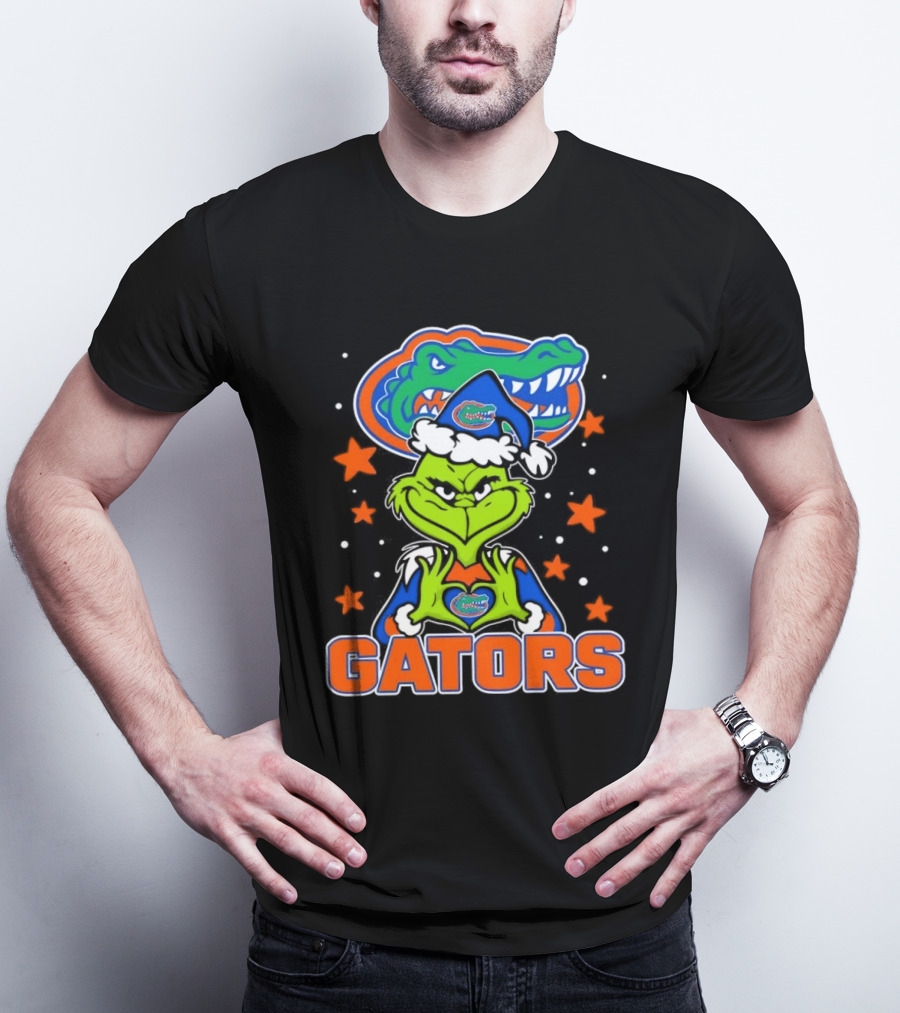 Florida Gators Grinch Christmas College Football Fan T-Shirt