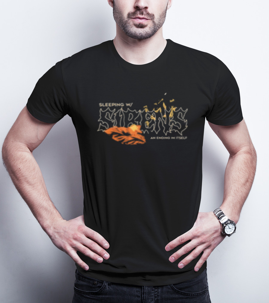 Sleeping With Sirens Fiery Tree And Branches Unending T-Shirt