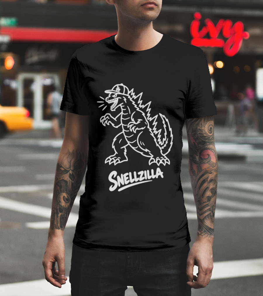Snellzilla Monster Baseball Tribute Blake Snell T-Shirt