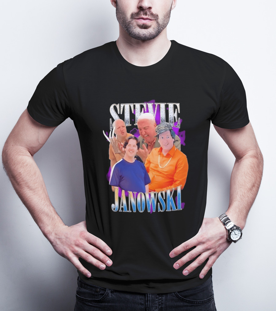 Stevie Janowski Comedy Collage Bootleg T-Shirt