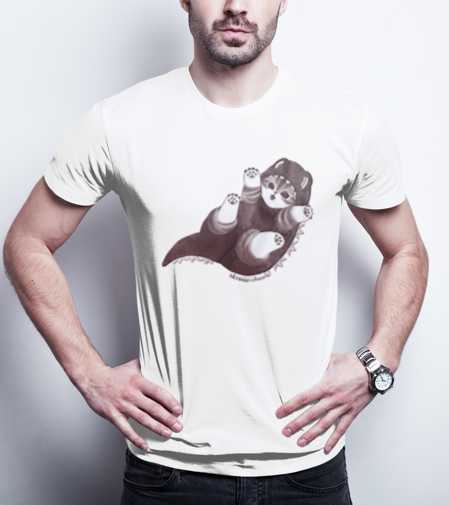 Mofusand Skreeonk Kaiju Cat Paws Playful T-Shirt