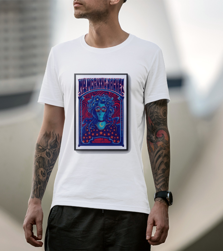 My Morning Jacket San Francisco October 9 2026 Psychedelic Floral Woman T-Shirt