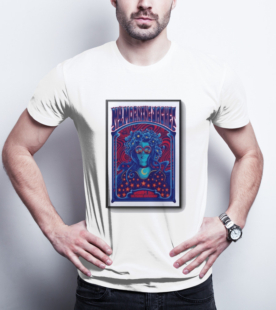 My Morning Jacket San Francisco October 9 2026 Psychedelic Floral Woman T-Shirt