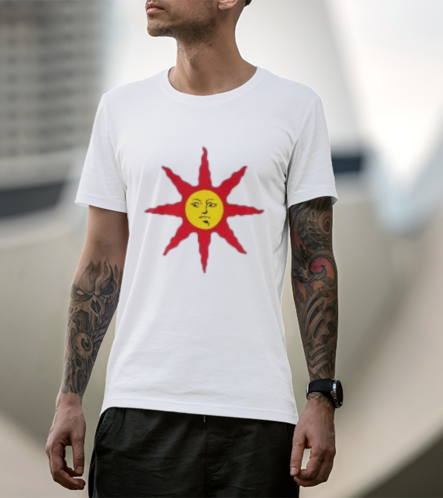 Welcome Skateboards Dark Souls Solaire Sun Icon Collaboration T-Shirt