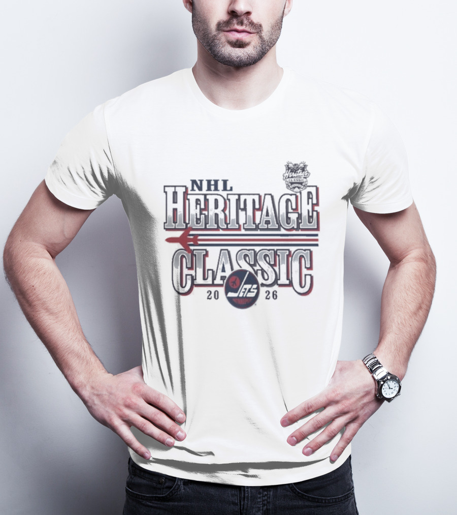 NHL Heritage Classic 2026 Winnipeg Jets Vintage Hockey Event T-Shirt