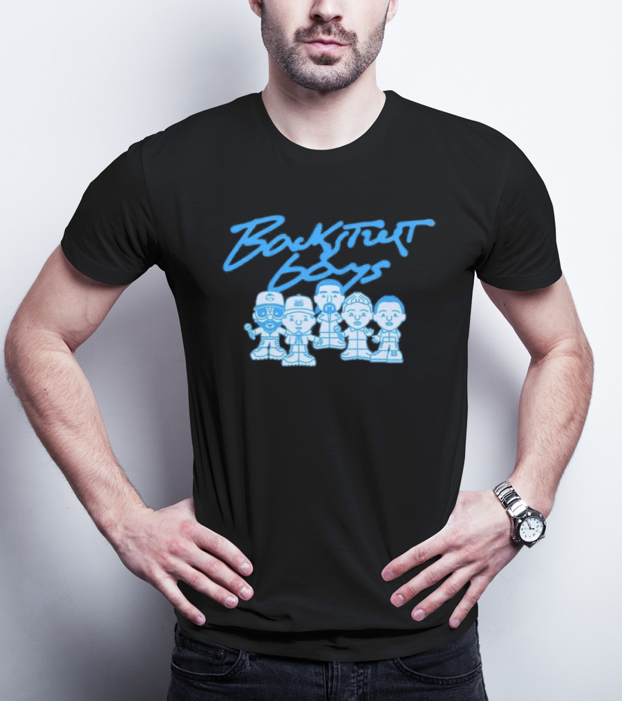 Backstreet Boys BSB Minis Cartoon Characters Collection T-Shirt