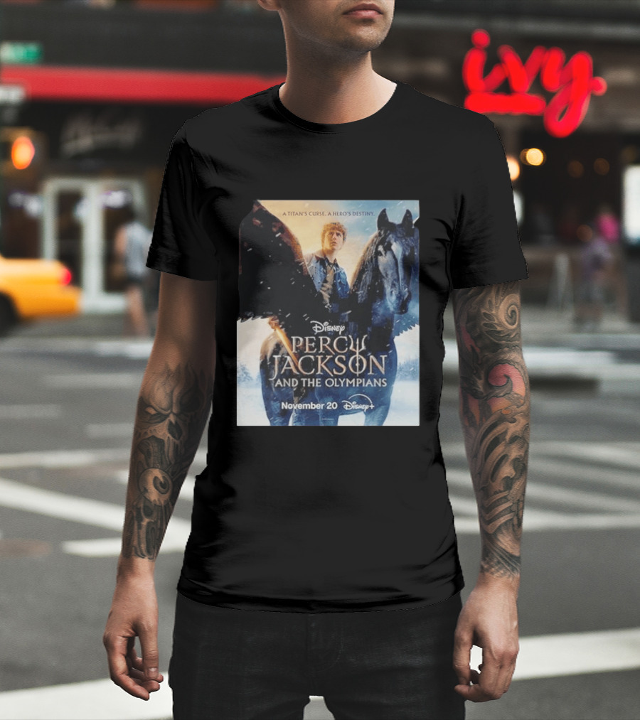 Percy Jackson And The Olympians A Titan's Curse A Hero's Destiny November 20 Disney+ T-Shirt