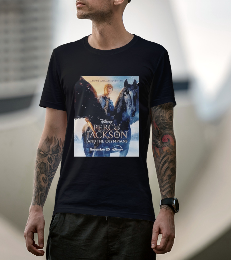 Percy Jackson And The Olympians A Titan's Curse A Hero's Destiny November 20 Disney+ T-Shirt