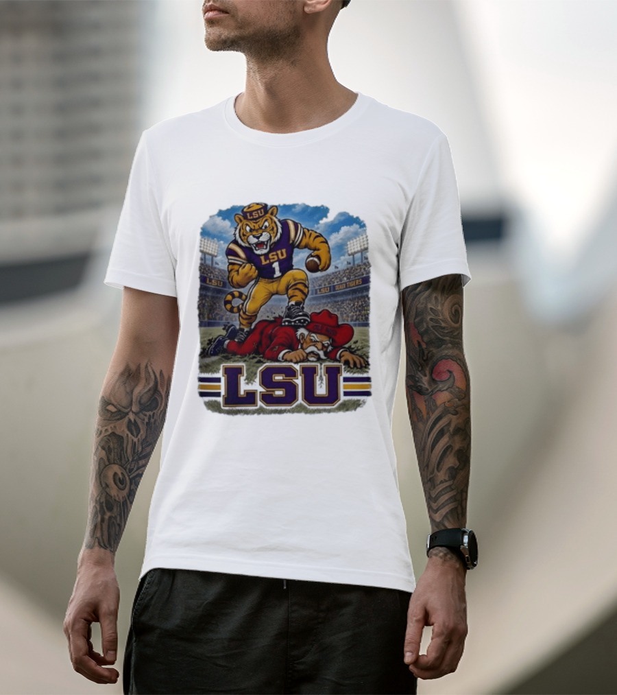 LSU Tigers Victory Over Ole Miss Rebels 2026 Football Rivalry T-Shirt