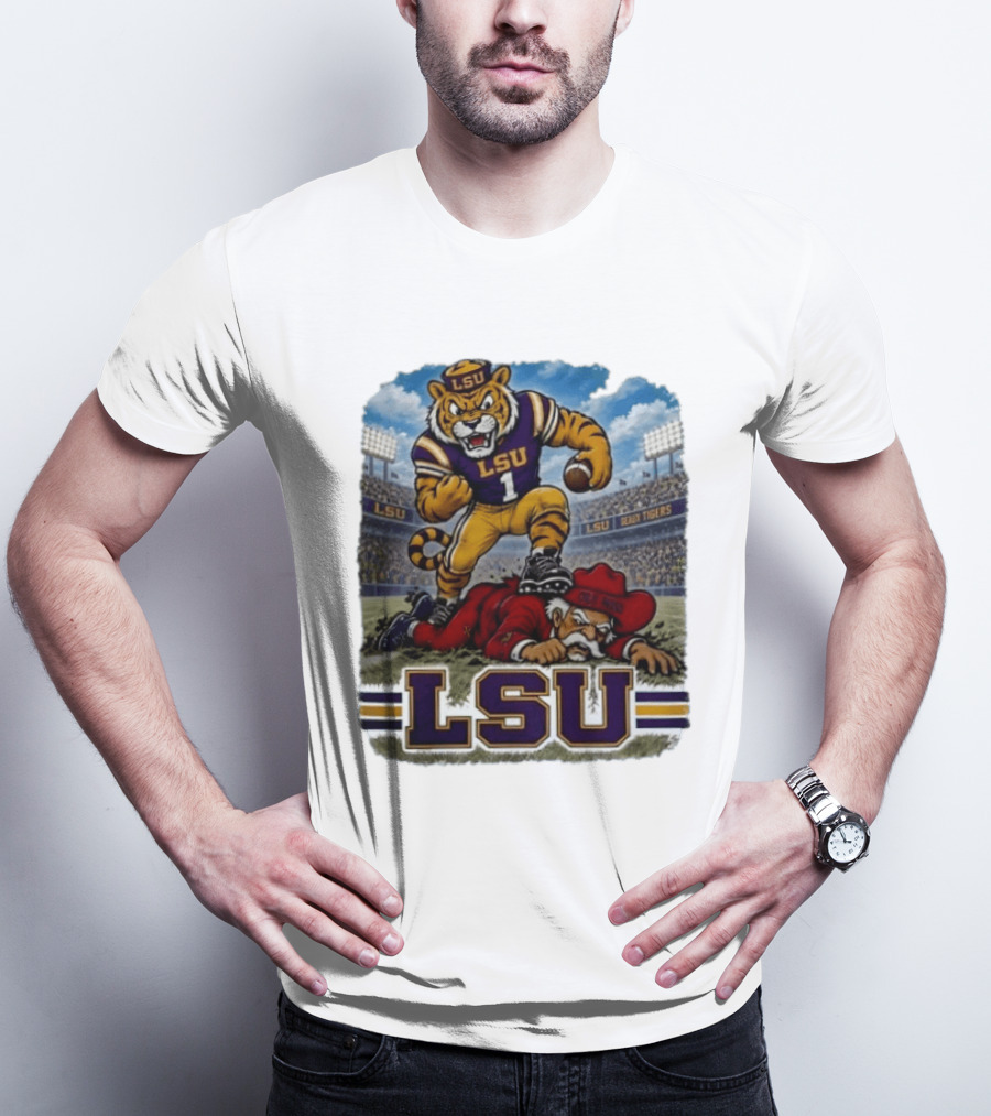 LSU Tigers Victory Over Ole Miss Rebels 2026 Football Rivalry T-Shirt
