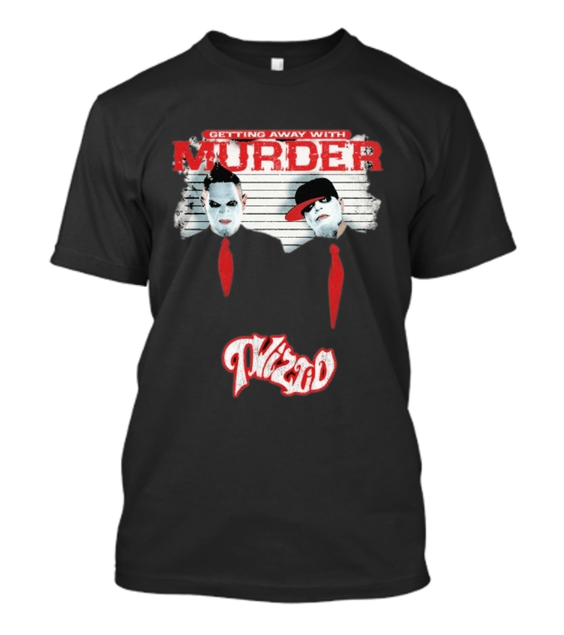 Twiztid Getting Away With Murder Face Paint Horror Music Duo T-Shirt