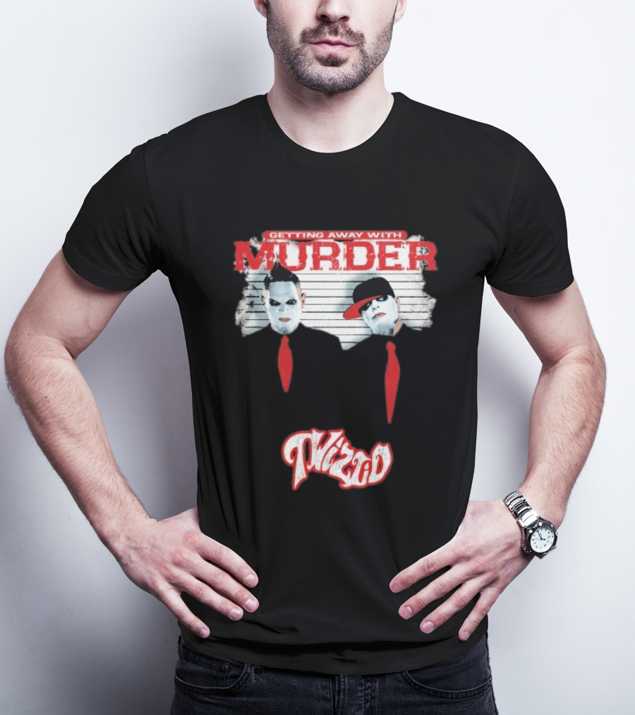 Twiztid Getting Away With Murder Face Paint Horror Music Duo T-Shirt