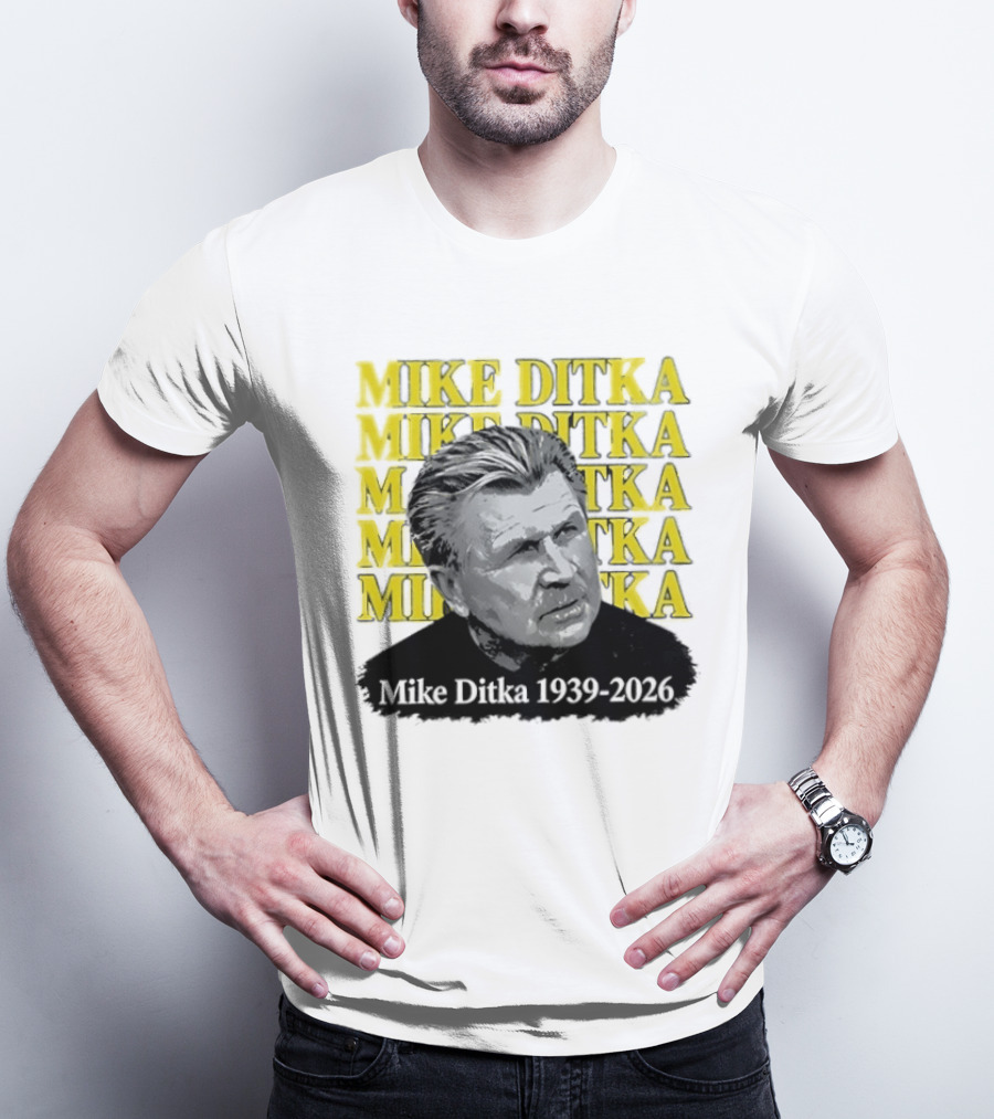 Mike Ditka Da Coach Chicago Bears 1939 2023 In Loving Memory T-Shirt