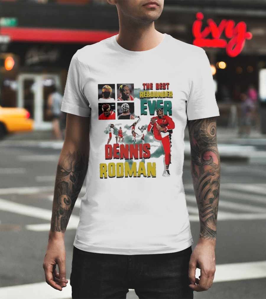 Dennis Rodman The Best Rebounder Ever Chicago Bulls Legend T-Shirt
