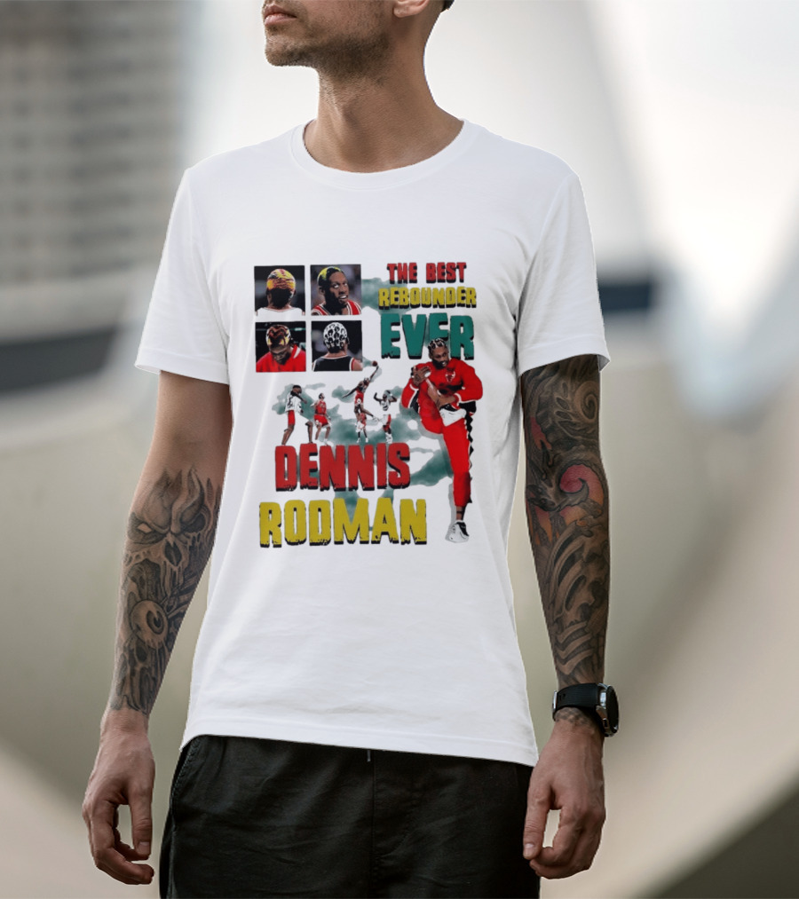Dennis Rodman The Best Rebounder Ever Chicago Bulls Legend T-Shirt
