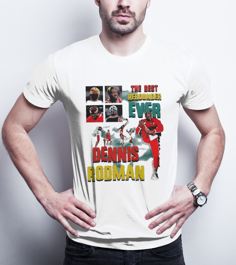 Dennis Rodman The Best Rebounder Ever Chicago Bulls Legend T-Shirt