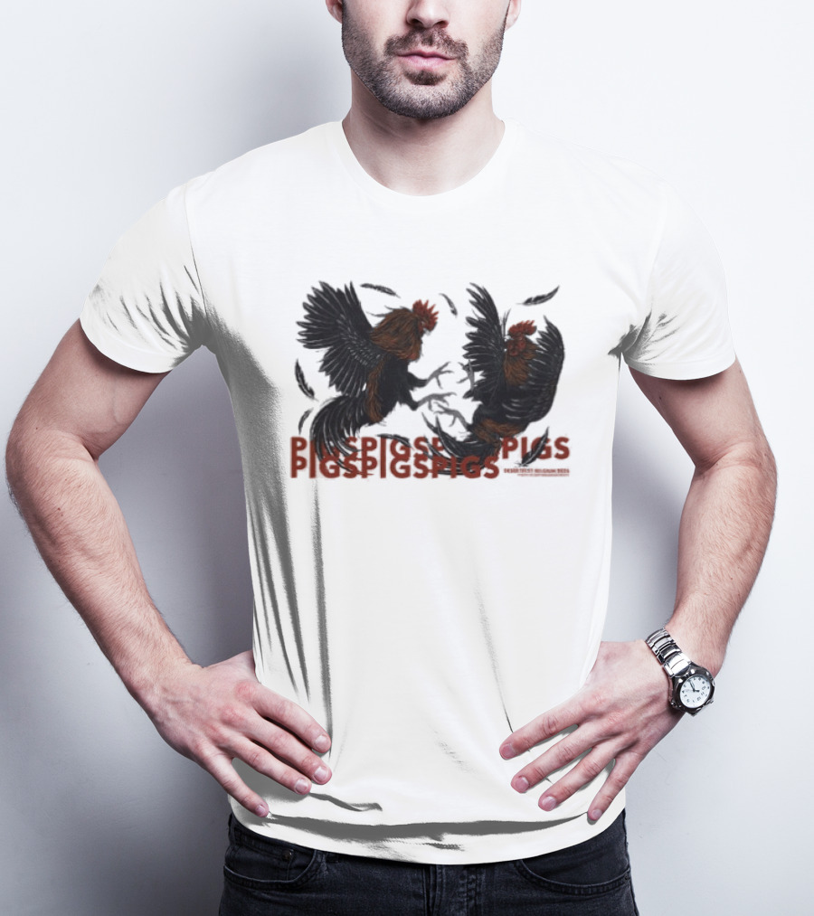Pigs X7 Roosters Desertfest Band T-Shirt