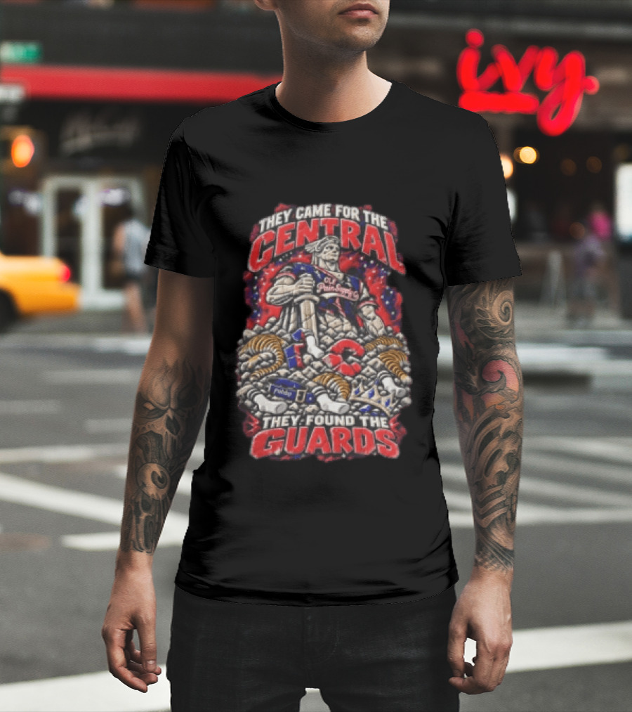 Cleveland Guardians They Came For The Central They Found The Guards Historic Baseball Legacy T-Shirt