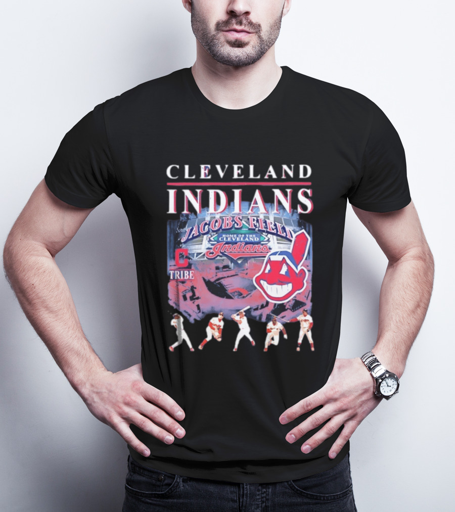 Cleveland Indians Jacobs Field Tribe Home Of The Indians T-Shirt