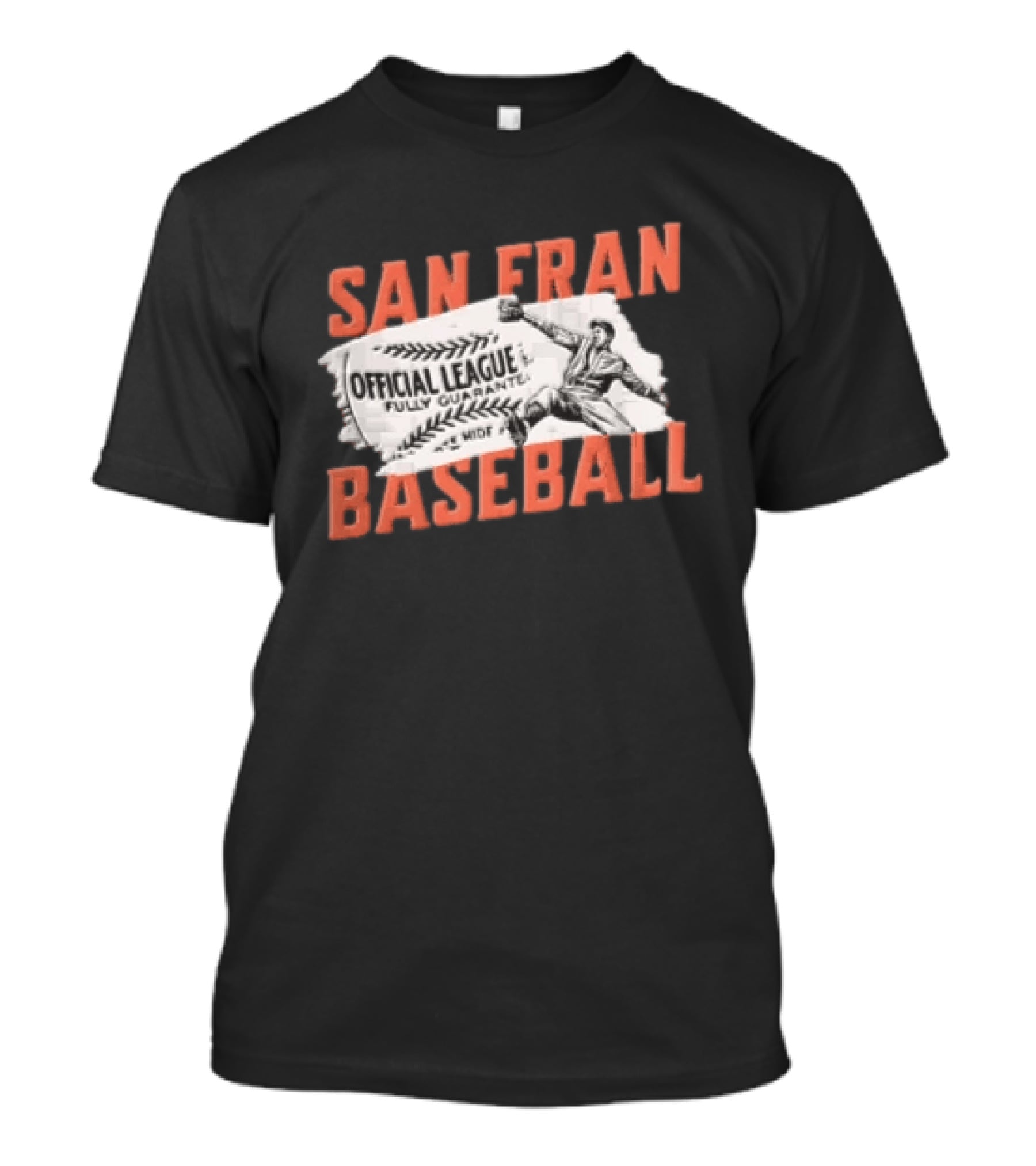 San Fran Baseball Official League Vintage Throwback T-Shirt