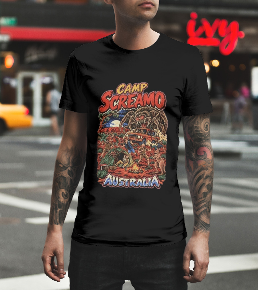 Original Camp Screamo Silverstein And Story Of The Year Australia Tour 2027 Dates T-Shirt