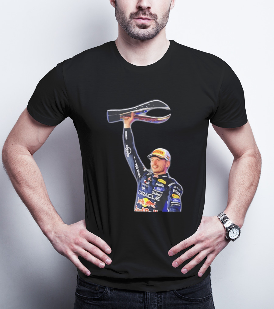 Max Verstappen Oracle Red Bull Racing 2026 Champion Trophy Celebration T-Shirt